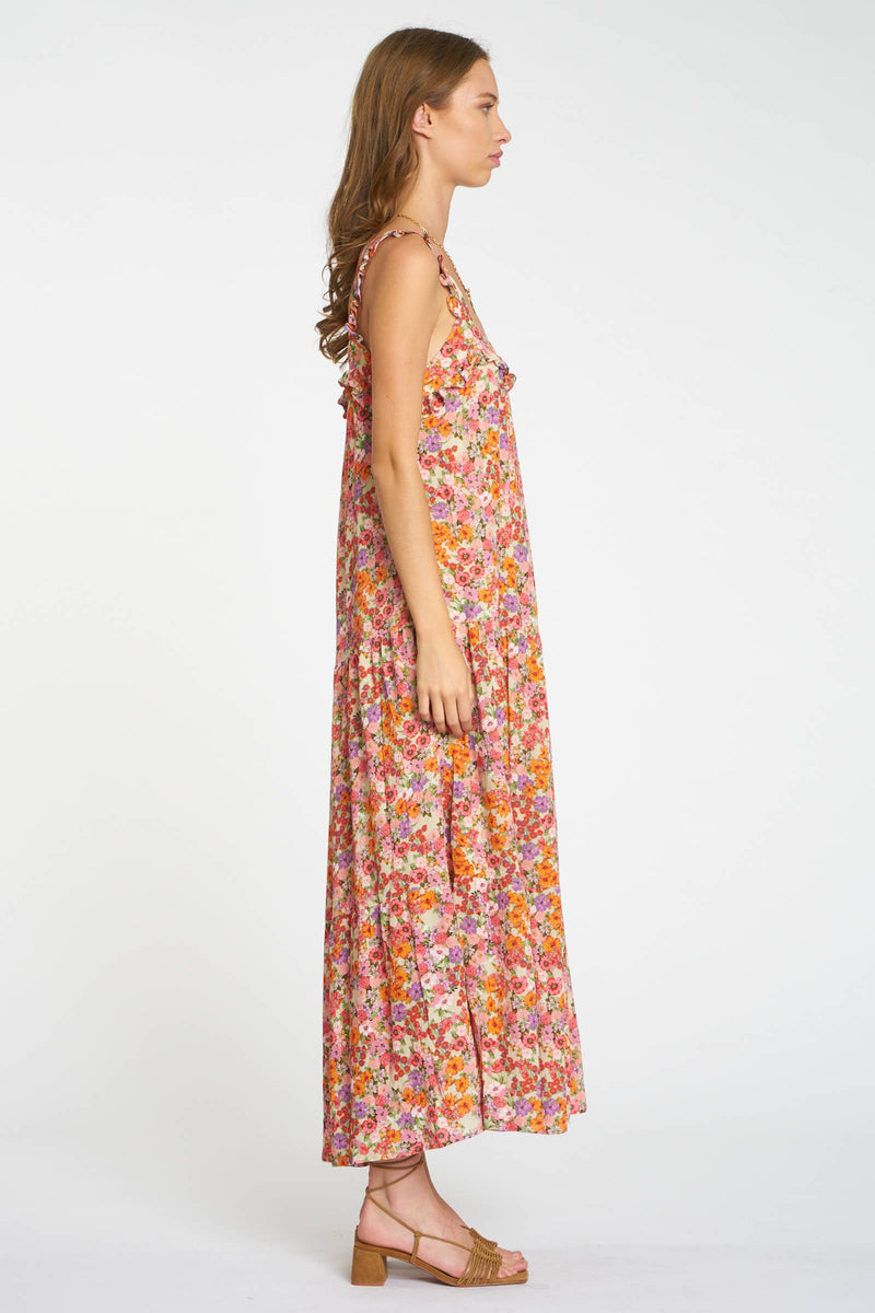 Robin Dress in Peach Floral by dRA – Townsend Provisions